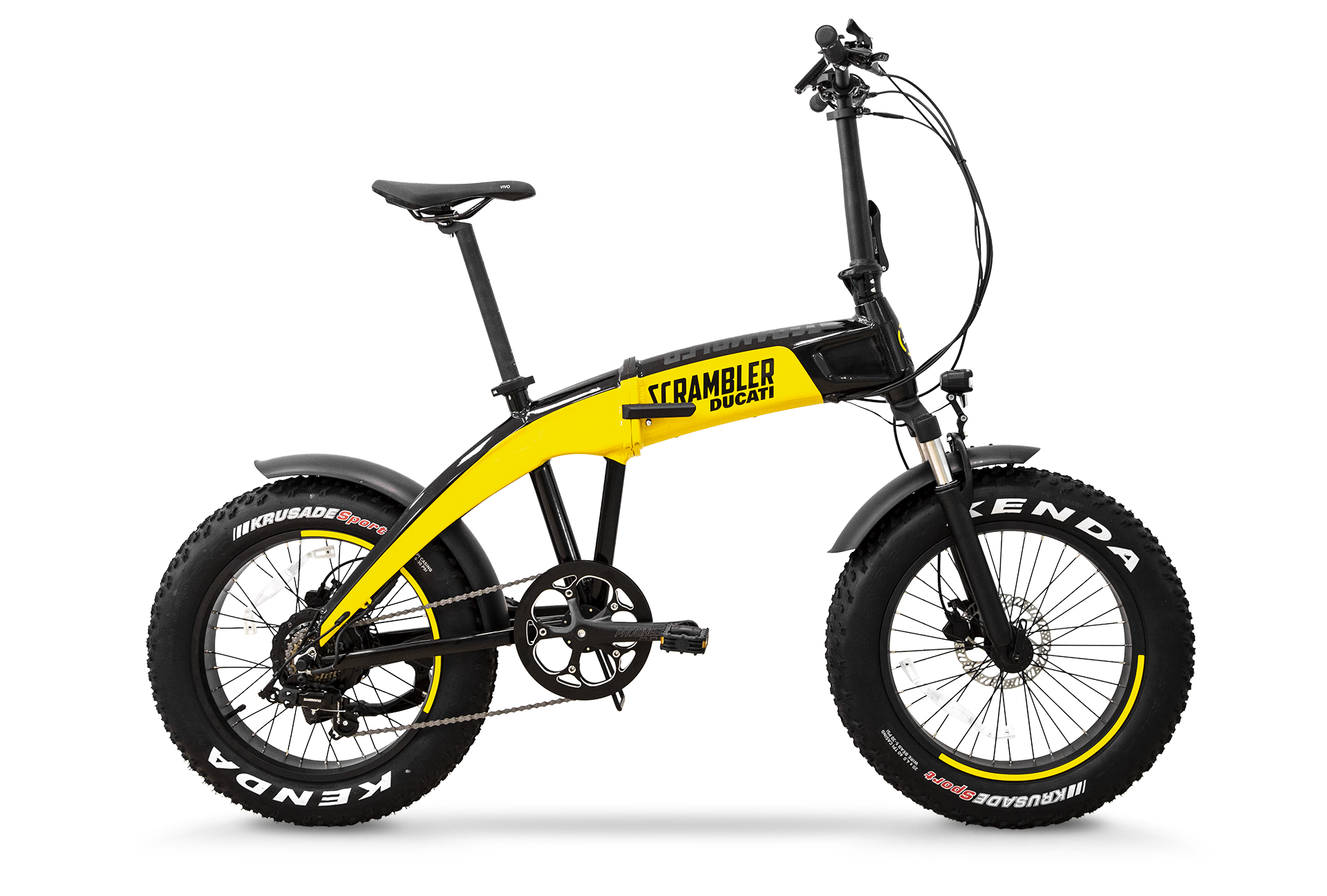 Ducati Fat E Bike Bicicletta Elettrica Scrambler SCR E Pieghevole